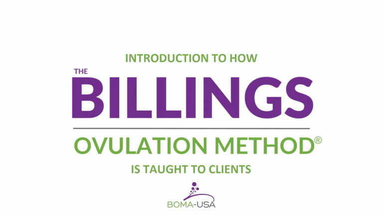 3.09 How the Billings Ovulation Method® is taught – BOMA-USA